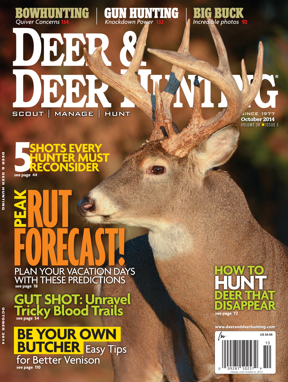 Find Out When You Should Be Chasing the Biggest Bucks | Deer & Deer Hunting