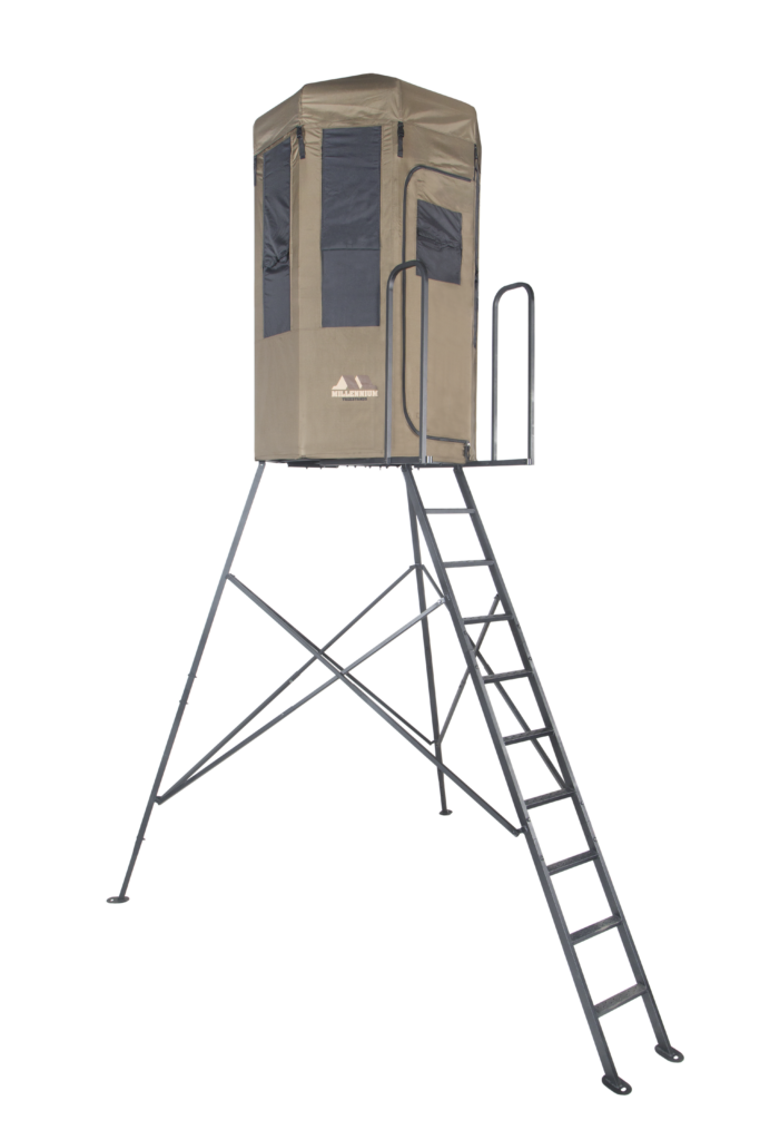 NEW Q-250 Solo Buck Hut Shooting House Provides an Elevated Room With a ...