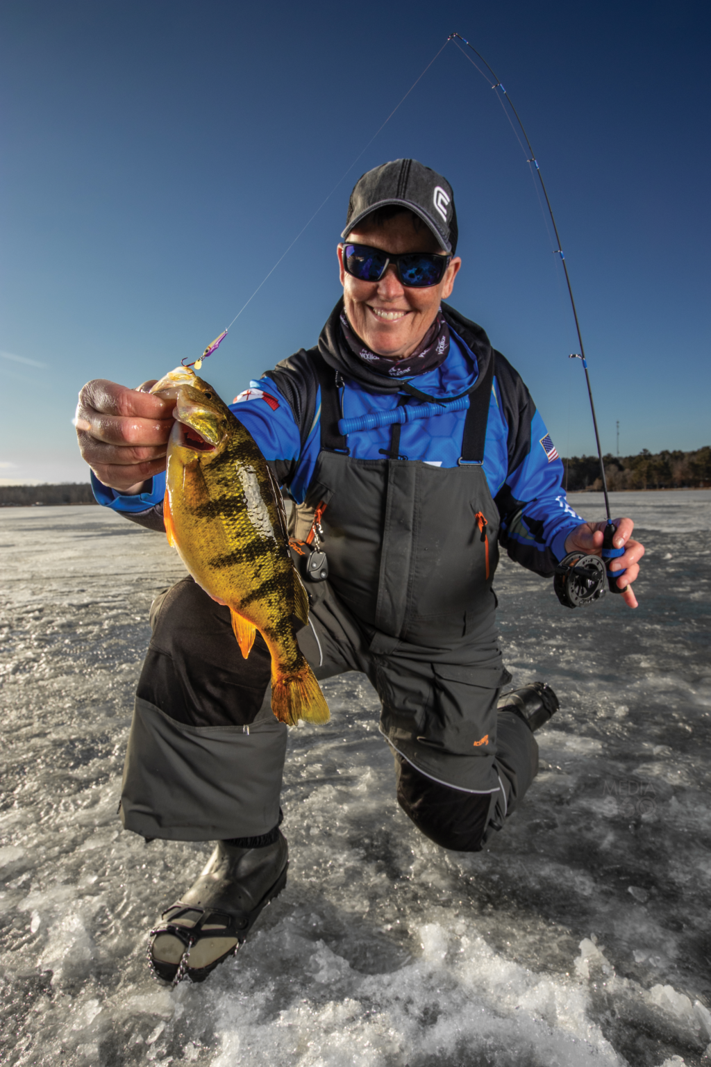 Tag-Teaming Method to Catch Walleye and Perch | Ice Fishing Magazine